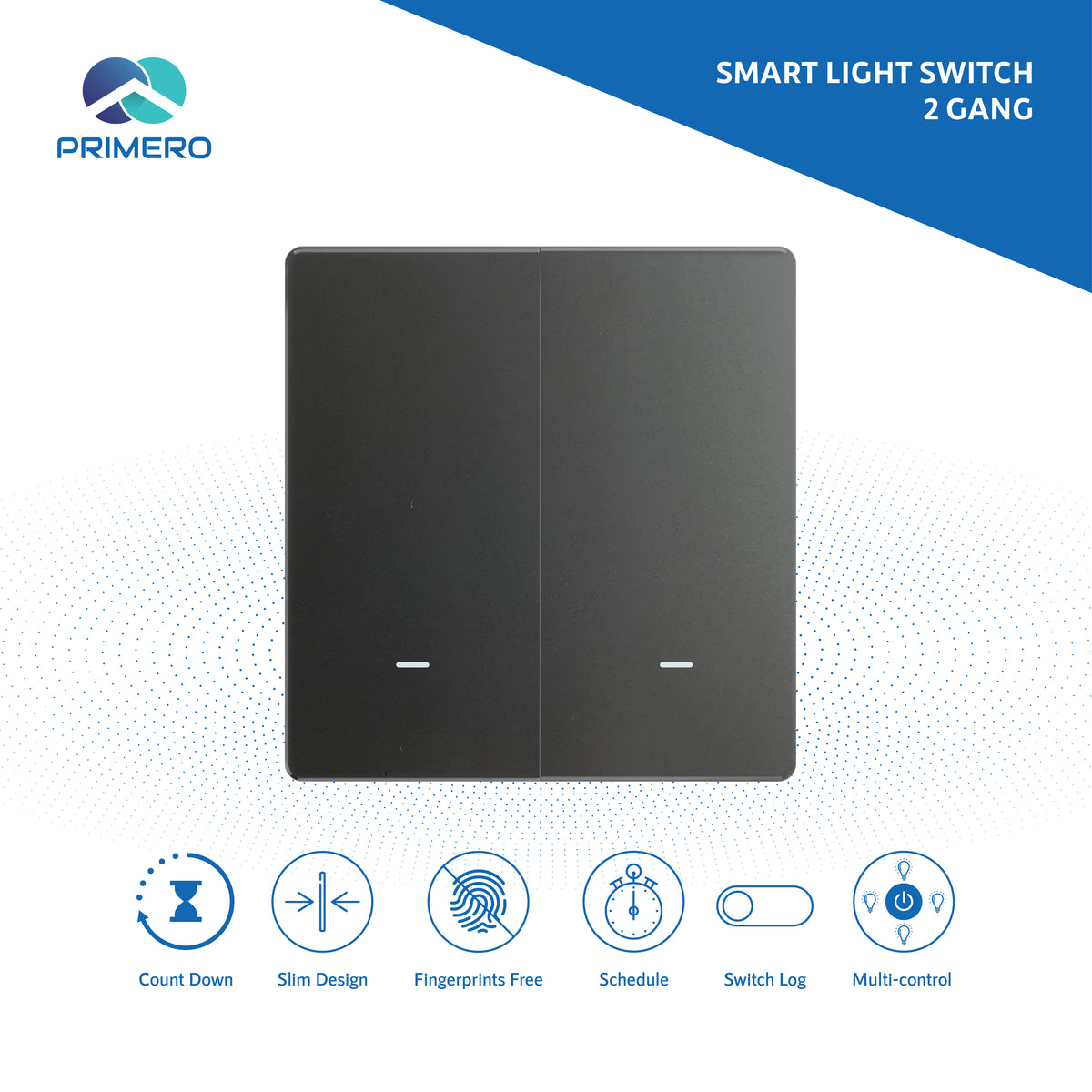 Smart Light Switch (Gray / White) – PRIMA NIAGA GROUP SDN. BHD.